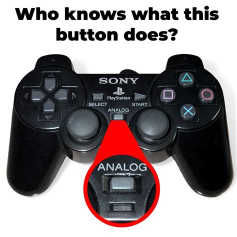 See The Analog Button On The Dualshock 2