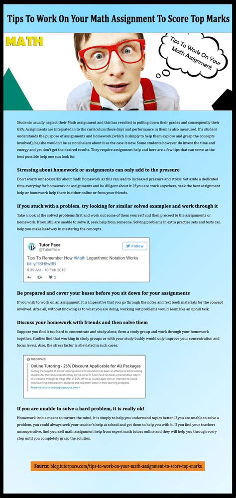 Tips To Work On Your Math Assignment To Score Top Marks Online