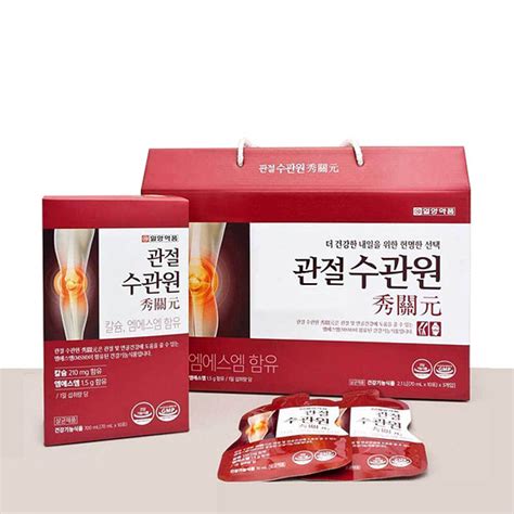 일양약품 무릎관절에 좋은 영양제 ‘관절 수관원 최대 33 할인 진행