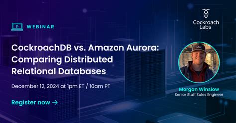 Jim Hatcher On Linkedin Cockroachdb Vs Amazon Aurora Comparing Distributed Relational Databases