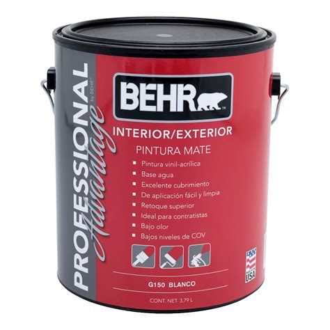 Pintura Profesional Interiorexterior Mate 1 G The Home Depot México Ventas A Profesionales