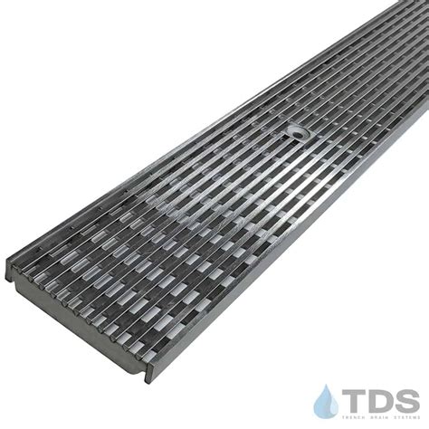 Tds Dg0655r Class D Ada Compliant Reinforced Wedge Wire Stainless Stee Trench Drain Grates