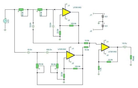 Variable Notch Filter Circuit
