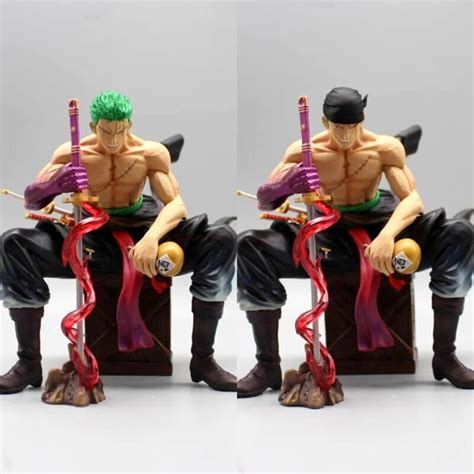 Mô Hình Zoro Cầm Kiếm Enma Ngồi Cao 14 5cm Nặng 520gr
