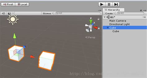 Unity工具栏pivot与center的区别unity Prvot Csdn博客