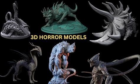 3d Horror Character Scary Model Halloween 3d Model For 3d Printing And