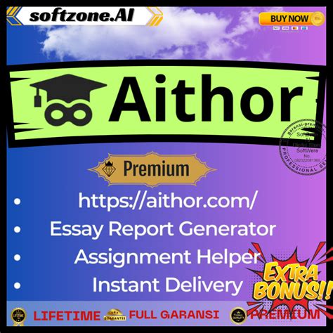Jual Aithor Pro Montly Undetectable Ai Essay Report Generator With