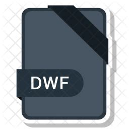 Dwf File Icon Download In Flat Style