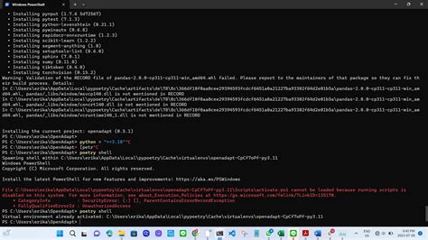 Bug Windows Install Script Is Brittle · Issue 372 · Openadaptaiopenadapt · Github