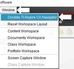 Solution 39338 Enabling TI Nspire CX Navigator Functionality In The TI Nspire CX Premium