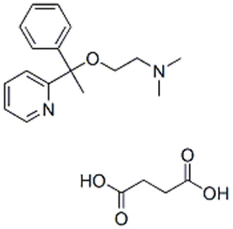 Doxylamine Succinate Histamine Receptor Inhibitor Mechanism Concentration