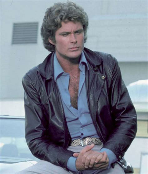 David Hasselhoff Michael Knight Rider Leather Jacket Jackets Creator