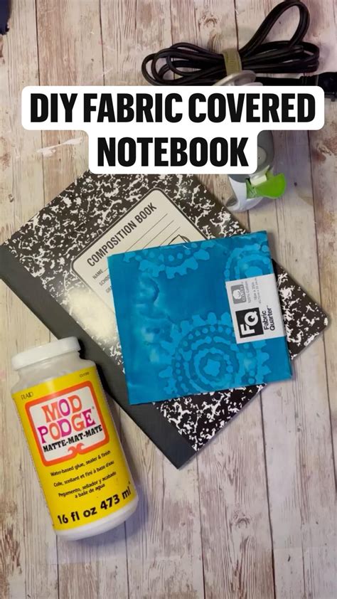 Diy Fabric Covered Notebook Artofit