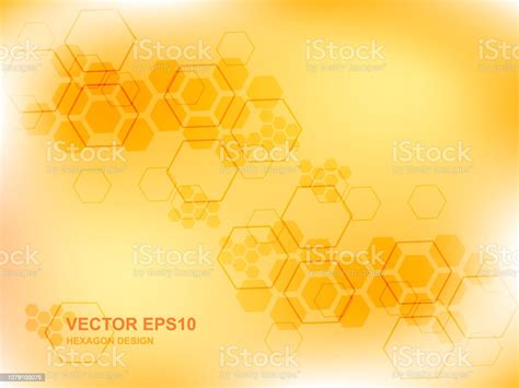기술 노란색 육각형 의료 개념 배경 디지털 기술 혁신 의학 과학 연구 및 건강을 위한 미래지향적인 현대 하이테크 배경 0명에 대한 스톡 벡터 아트 및 기타 이미지 Istock