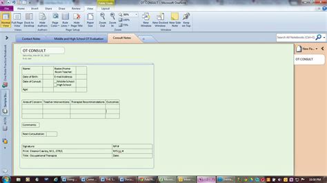 Using Microsoft Onenote For Documentation On The Run One Note