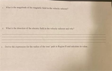 Solved Problem III Charge Particle In A Magnetic Field A Chegg Com