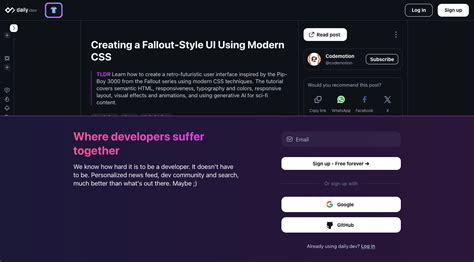 Creating A Fallout Style Ui Using Modern Css Rwebdev