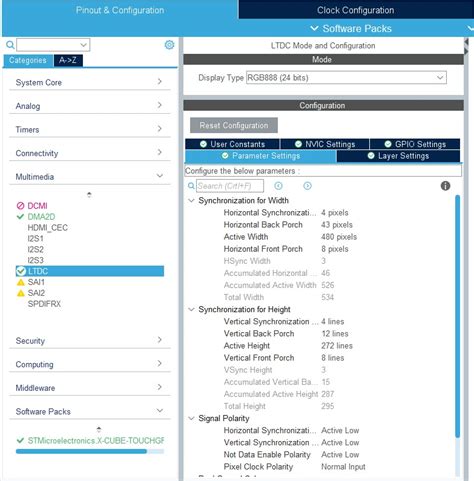 Solved Stm32f750z8 Custom Board Tftlcd Shows Partial Scre
