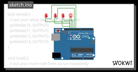 Exp 2 4 Bit Binary Wokwi ESP32 STM32 Arduino Simulator