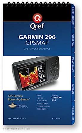 Garmin Gpsmap Qref Card Checklist Qref Avionics Quick Reference Books