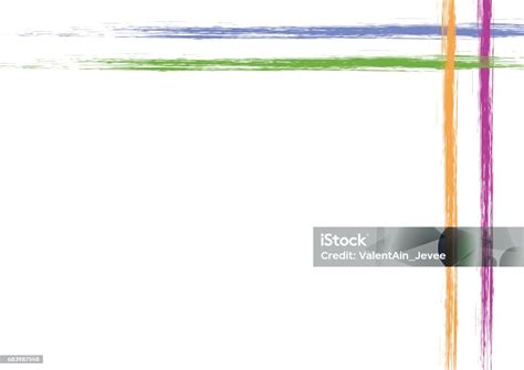 프레임 그려진된 배경 벡터 국경 그런 지 라인 템플릿입니다 오래 된 스타일 빈티지 디자인입니다 그래픽 일러스트입니다 A4 크기 형식 수평 방향 거친에 대한 스톡 벡터 아트