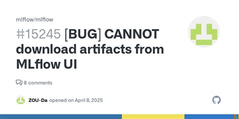 [bug] cannot download artifacts from mlflow ui · issue 15245 · mlflow