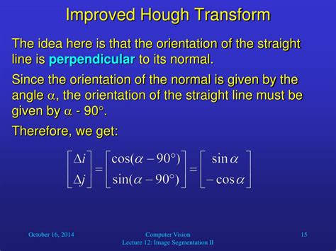 Ppt Hough Transform Powerpoint Presentation Free Download Id6555685