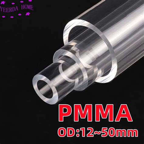 두꺼운 벽 아크릴 파이프 튜브 투명 아크릴 중공 로드 내압 Pmm 파이프 외경 12 ~ 50mm Aliexpress