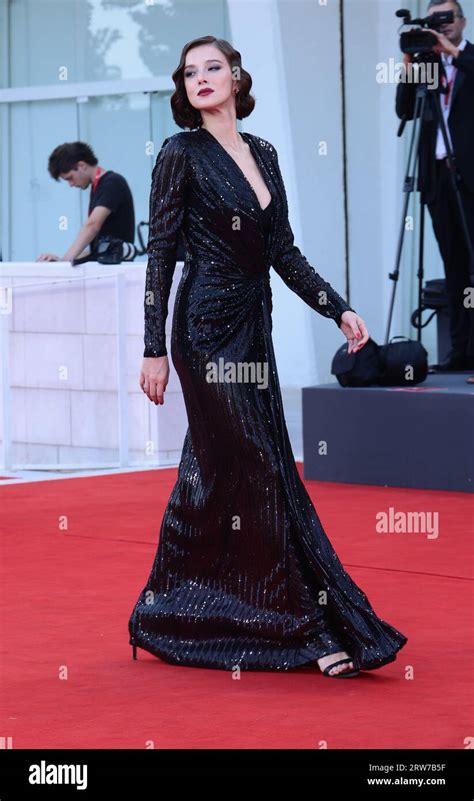 Venice Italy August Milena Radulovic Attends A Red Carpet For The Movie Ferrari At The