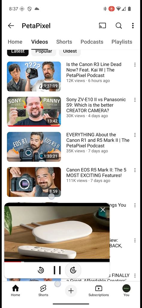 The Youtube App May Get A Redesigned Miniplayer