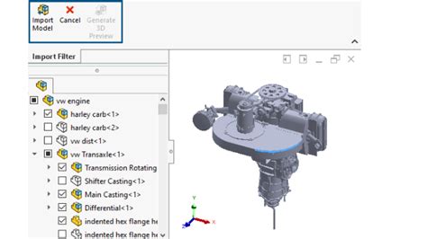 Using Filters To Import Step Files 2024 Sp1 2024 Whats New In Solidworks
