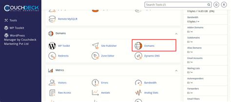 How To Create Sub Domains Via Cpanel Couchdeck