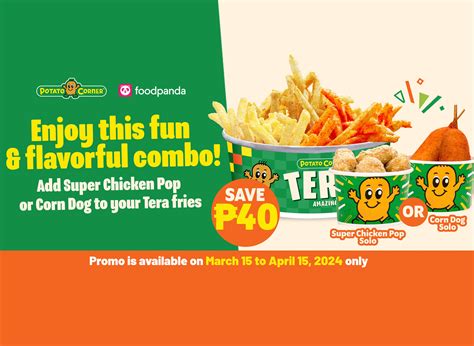 Potato Corner Menu Delivery Order Food Online Foodpanda