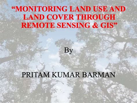 Land Use And Land Cover Classification Pdf