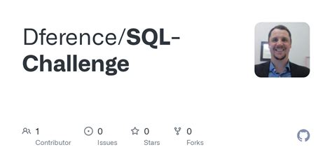 github dference sql challenge
