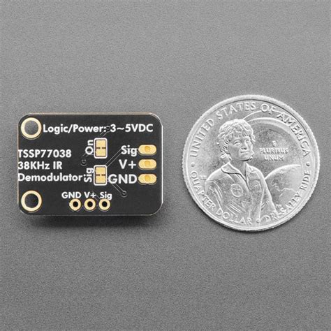 Adafruit Tssp77038 38khz Infrared Ir Demodulator Breakout Stemma Jst Ph 2mm The Pi Hut