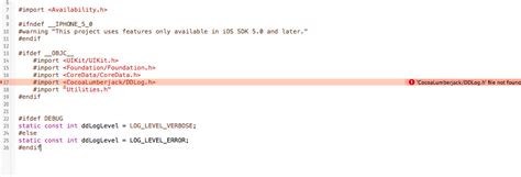 Ios Cocoalumberjack Xctest Linker Error When Running Test Cases