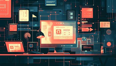 Cybersecurity Network Interface For Coding Data Monitoring Security