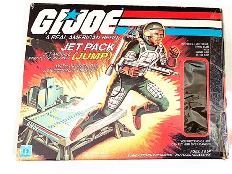 Gi Joe 1983 Silver Pads Grand Slam With Jump 100 Complete In Box With