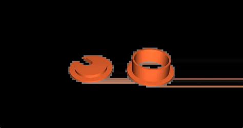 Desk Cord Insert By Zeke Miller Download Free Stl Model