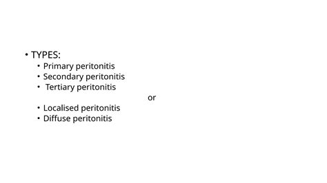 APPROACH TO A PATIENT WITH PERITONITIS Pptx