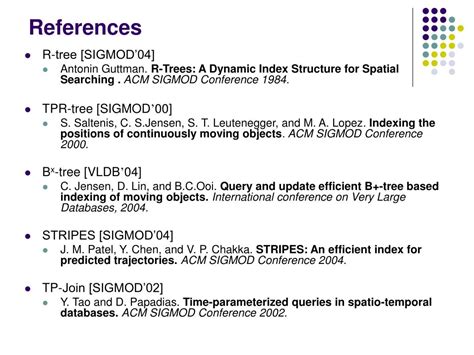 Ppt Continuous Intersection Joins Over Moving Objects Powerpoint