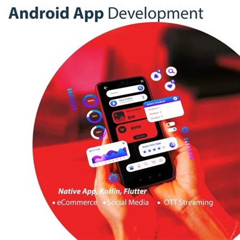 android application development services at rs 25000 project in
