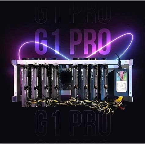 8 Gpu Mining Rig Aluminum Stackable Complete Etc Crypto Miner Including 8gpu Mining