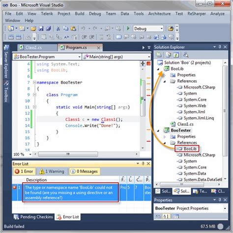 【茶包射手日記】vs2010抱怨找不到已加入參考的類別程式庫專案 黑暗執行緒