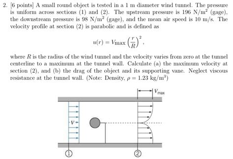 Solved 6 Points A Small Round Object Is Tested In A 1 M