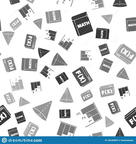 Set Book With Word Mathematics Graph Schedule Chart Diagram Function Mathematical Symbol
