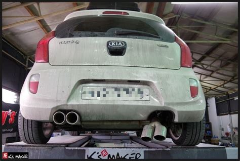 이건아니죠케이스메이커표 올뉴모닝 커스텀 듀얼배기로 다시태어나다jsr 레인보우 듀얼팁셋팅 네이버 블로그