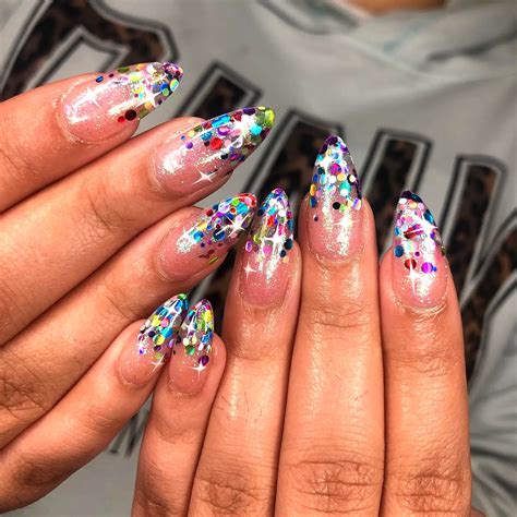 15 Cute Confetti Birthday Nails Ideas Youll Love