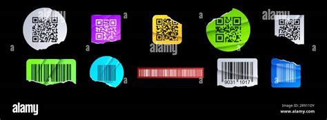 Torn Barcode Paper Sticker Label Vector Design Bar Code Sign Icon